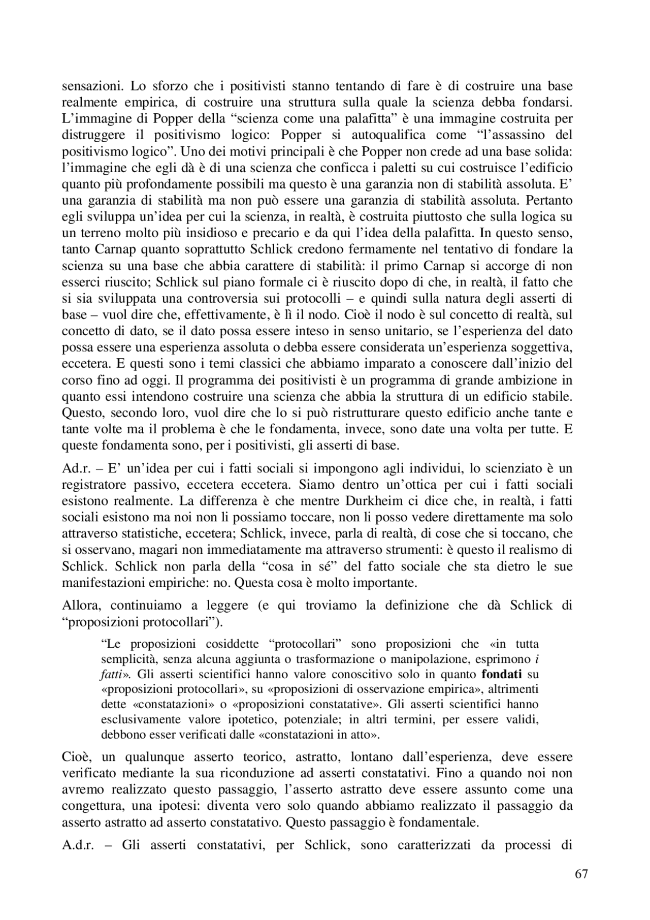 Metodologia Delle Scienze Sociali Appunti Volume 34 Docsity