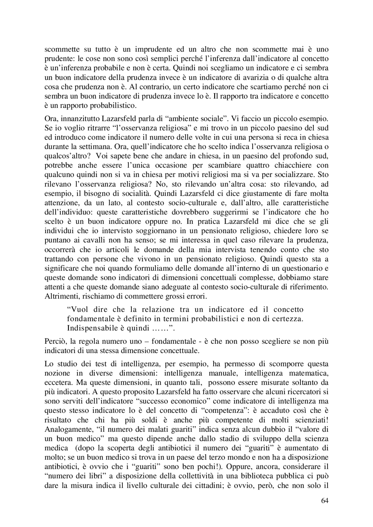 Metodologia Delle Scienze Sociali Appunti Volume 44 Docsity
