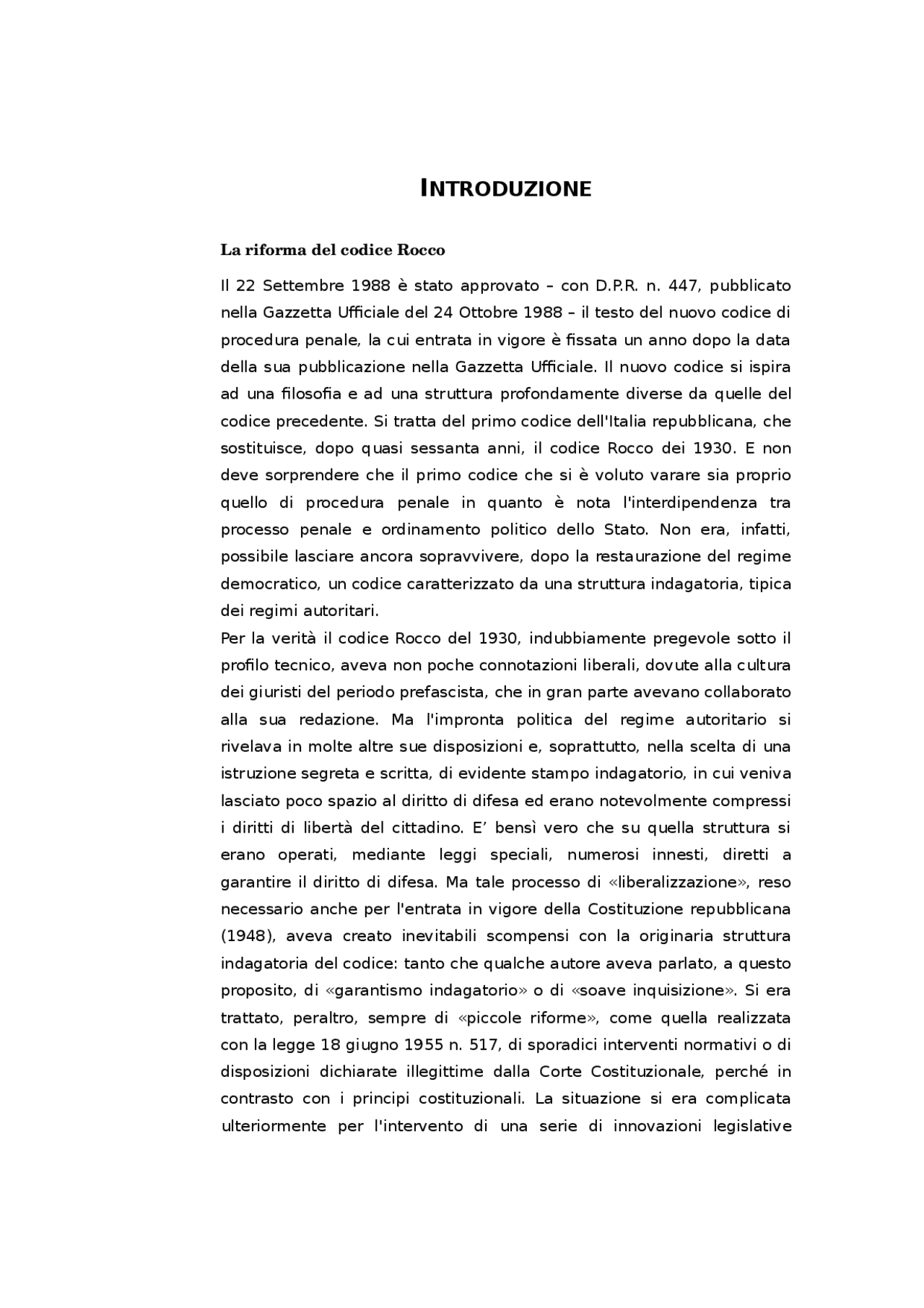 Compendio Di Procedura Penale Completo Docsity