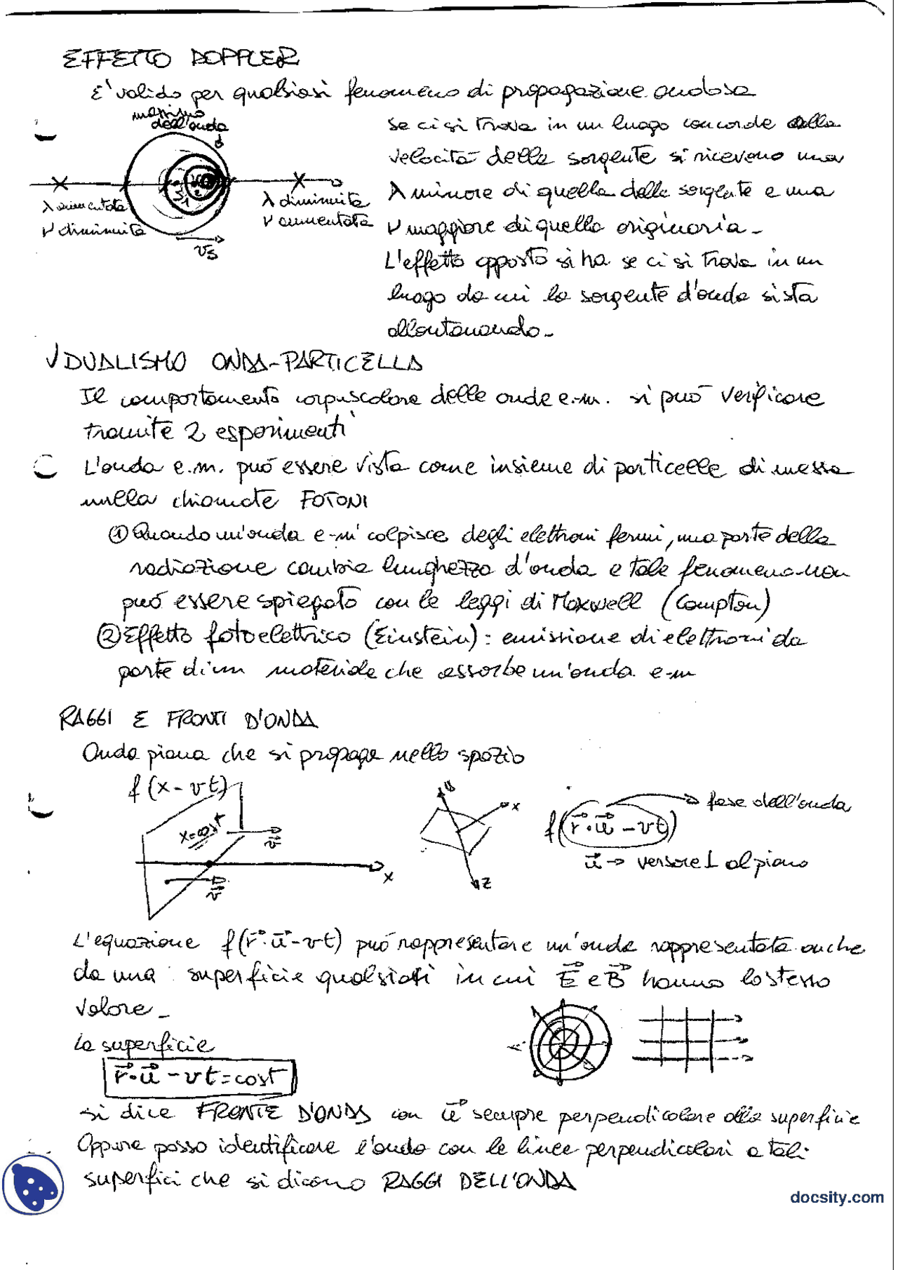 [MB] Fisica Generale 2 - Appunti - Parte 2 + esercizi | Appunti di Fisica | Docsity