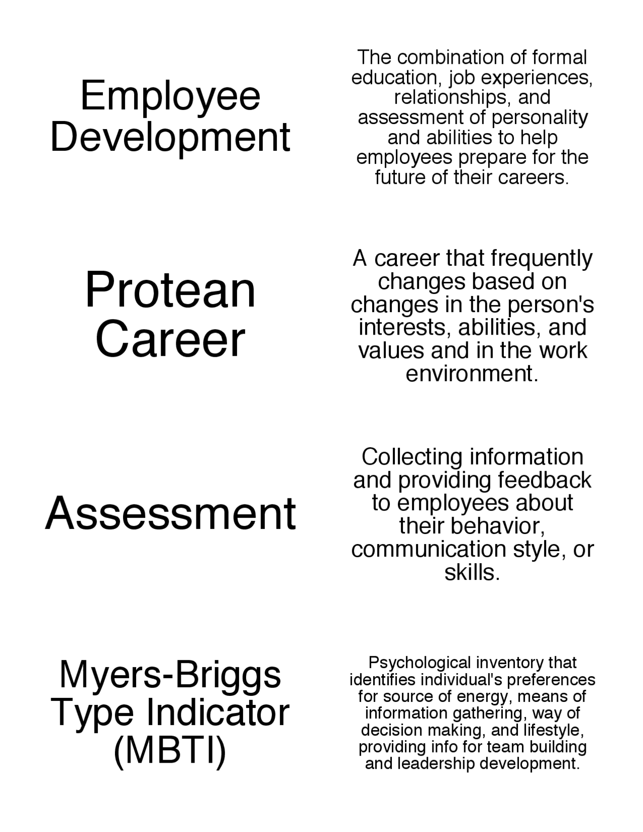 Employee Development, Protean Career - Managing Human Resources | MGT ...