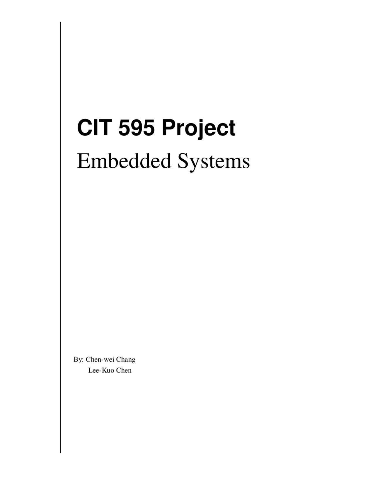 Lecture Notes On Embedded Systems Digital Systems Organization Cit