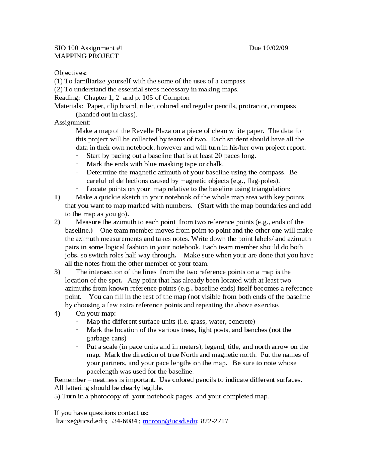 Mapping Project Assignment 1 Soca 100 Docsity