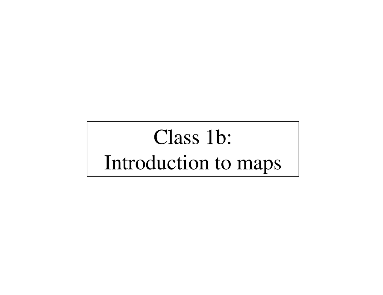 Introduction to Map Making: Understanding Maps and Their Symbolization ...