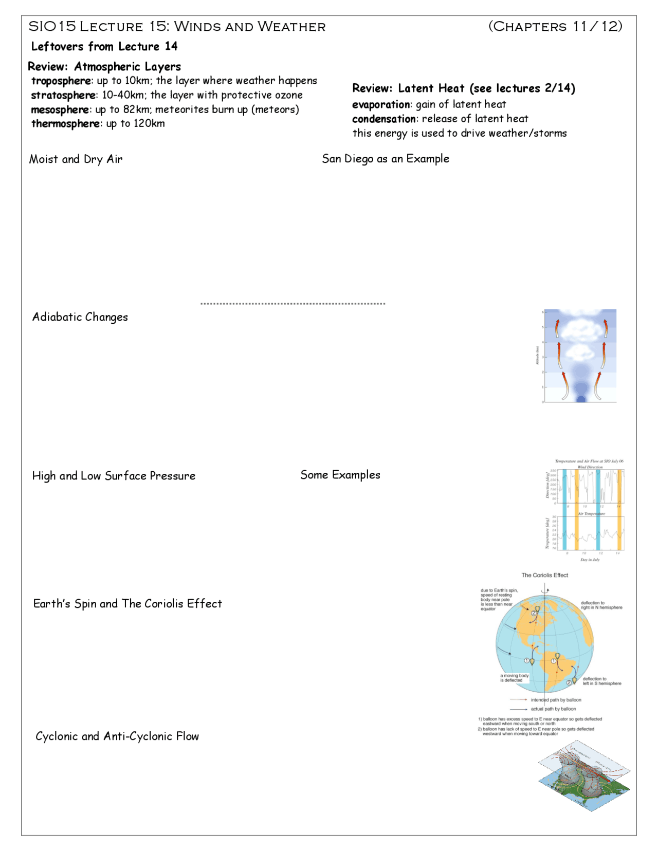 Winds And Weather Natural Disasters Lecture Slides Sio 15 Docsity
