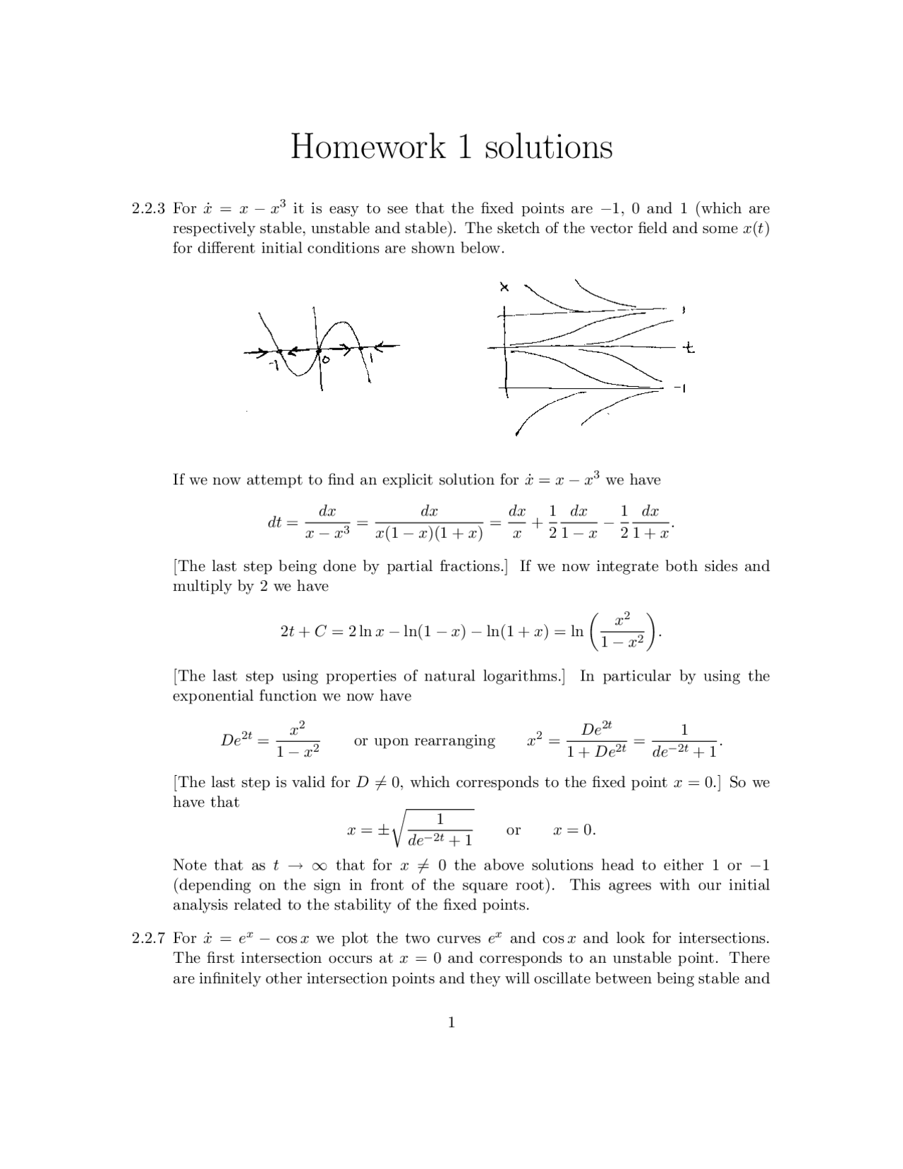 Homework 1 Solutions Political Science And International Relations