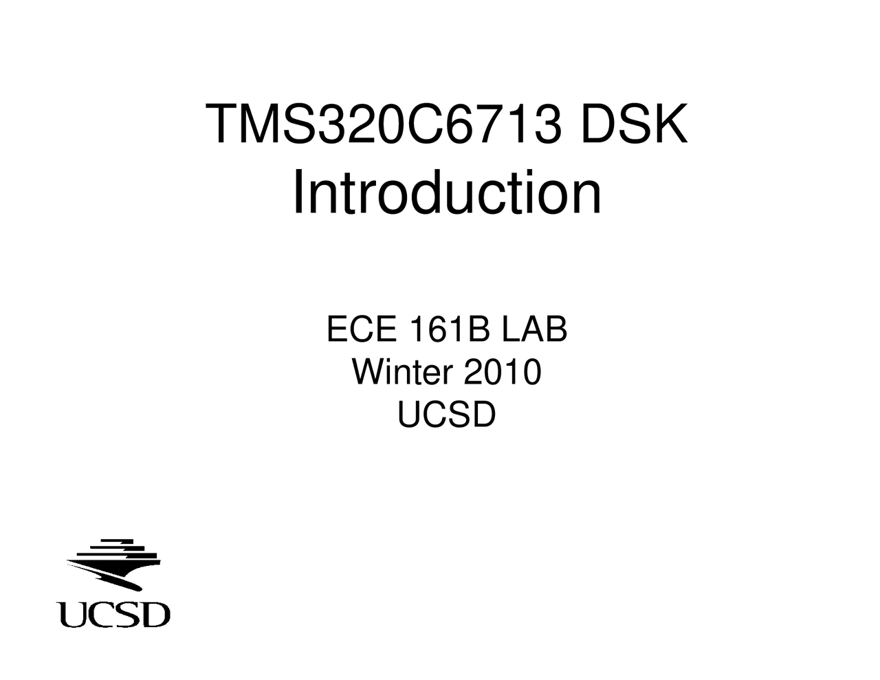 Dsk Introduction Digital Signal Processing I Ece 161b Docsity