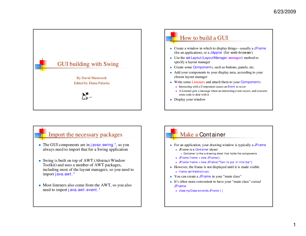 GUI Building with Swing: A Comprehensive Guide for Beginners | Study ...
