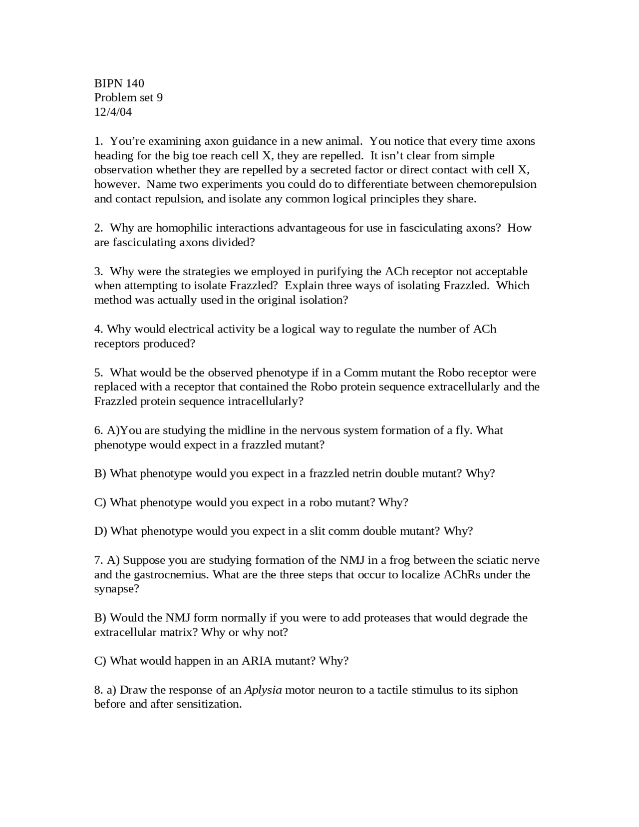 Problem Set 9 For Law And The Workplace Socc 140 Docsity