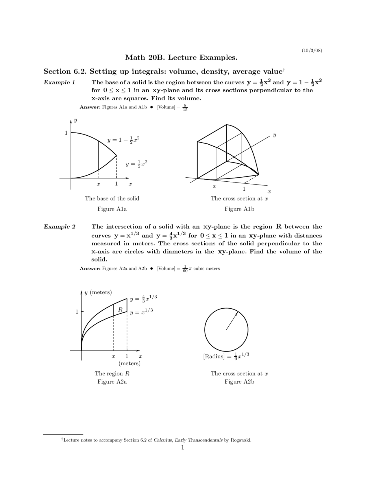 Practice Examples on Calculus of Science and Engineering | MATH 20B ...