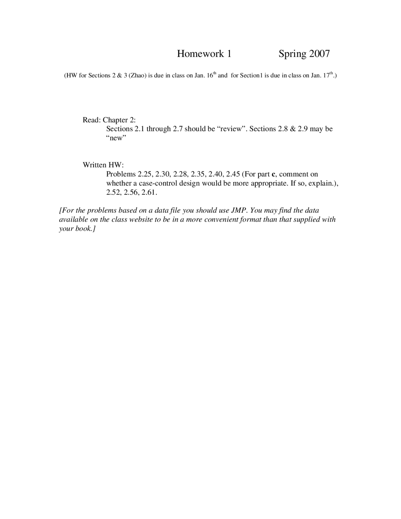 Introduction To Business Statistics Assignment 1 Stat 102 Docsity