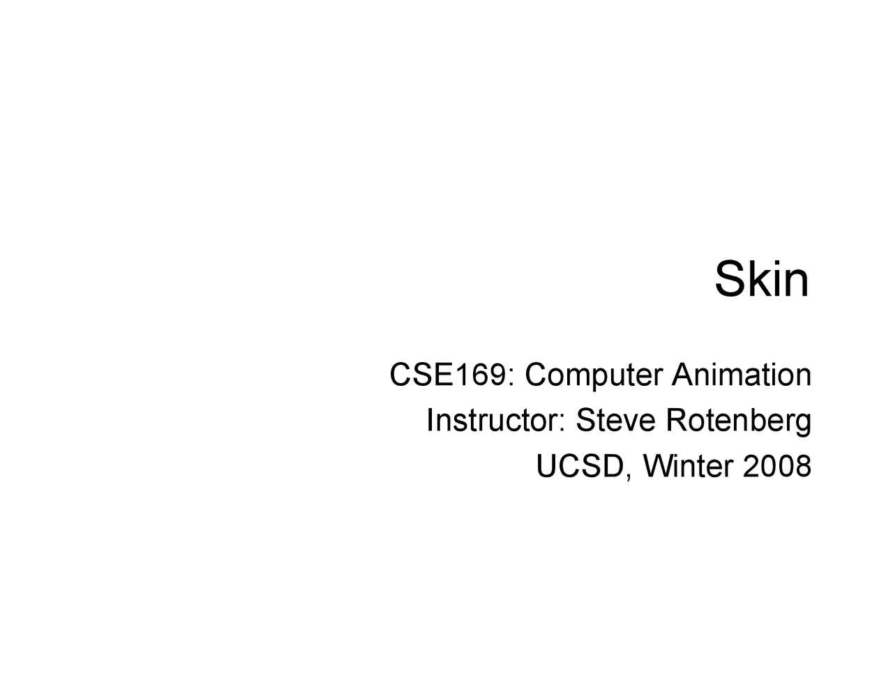 Rendering Review Computer Animation Slides Cse 169 Docsity