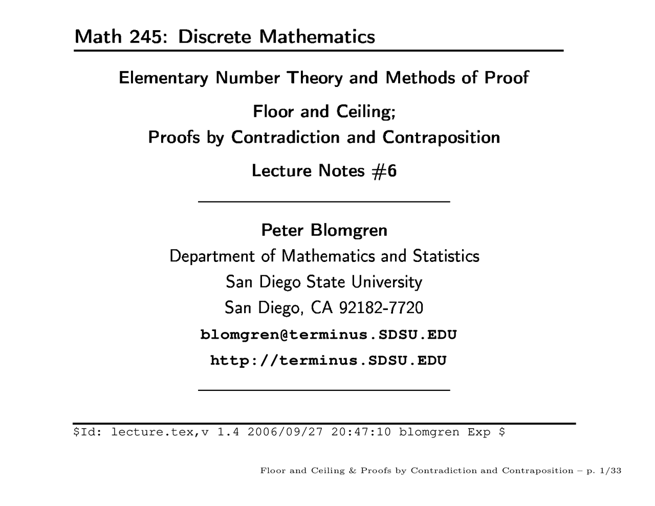Lectures In Basic Number Theory Ascsething 