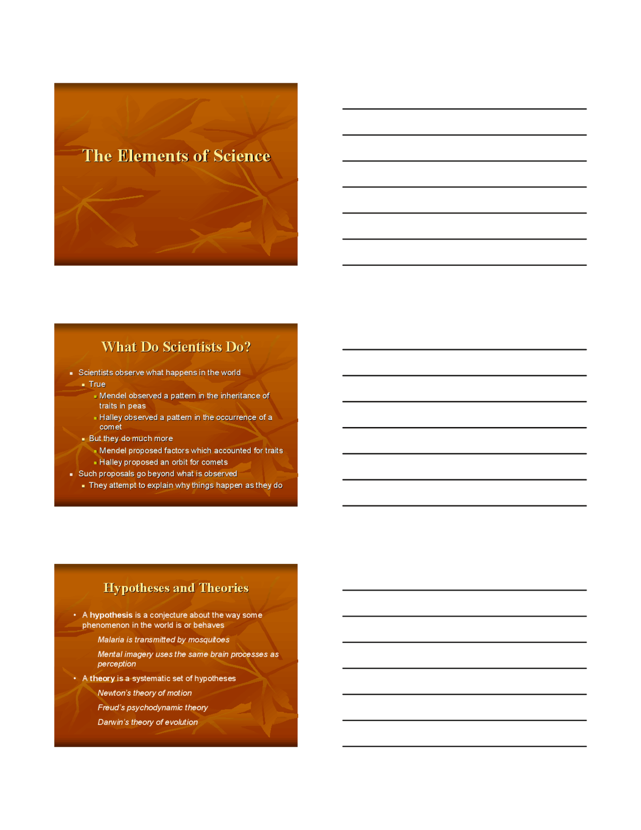 The Events Of Science Lecture Slides Phil 12 Docsity
