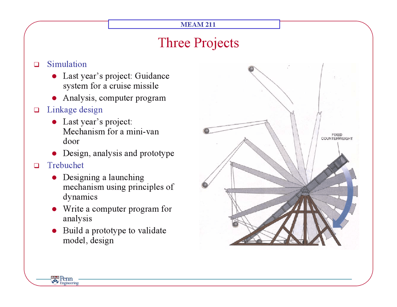 Kinematics Of Particles Lecture Slides Meam 211 Docsity