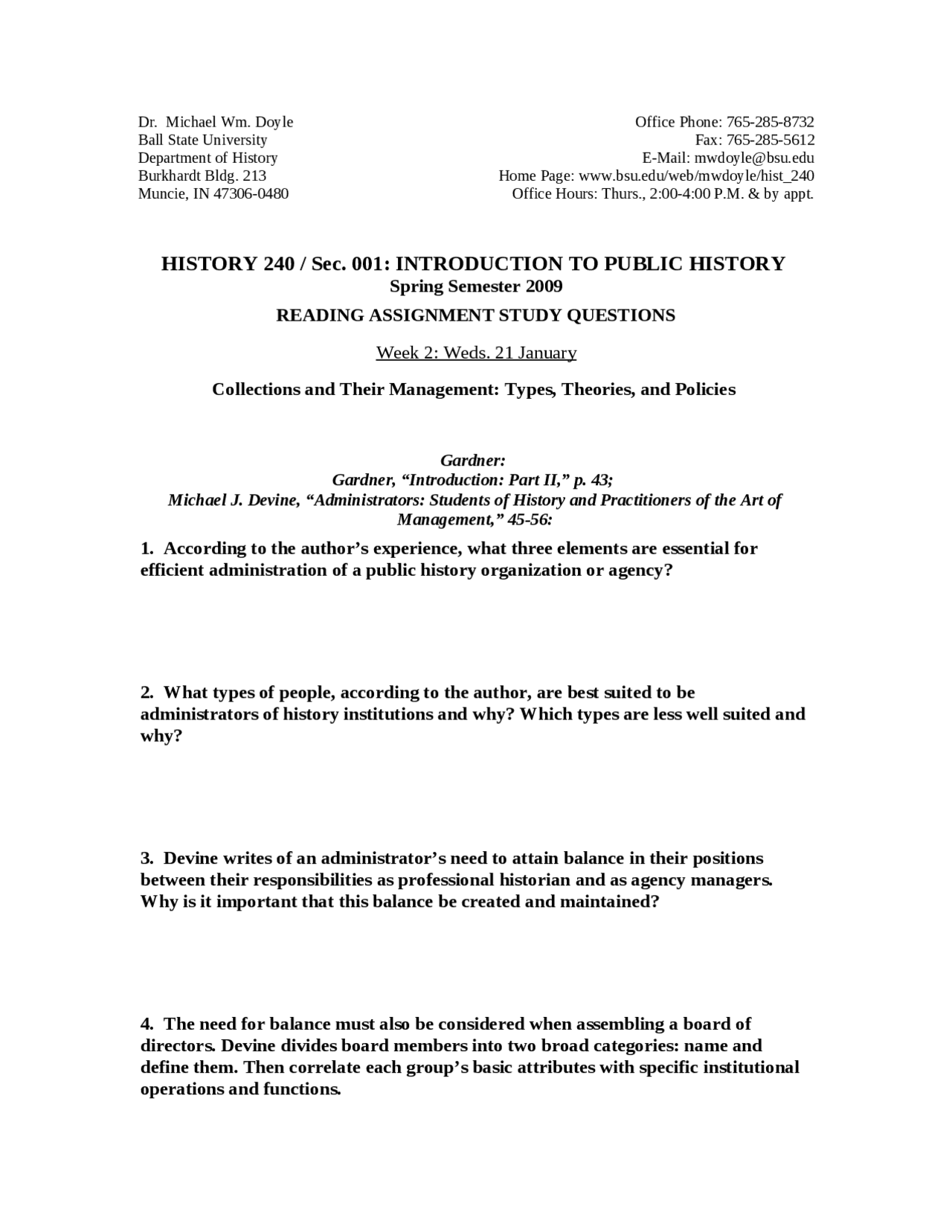 Collections and Their Management: Types, Theories, and Policies | HIST ...