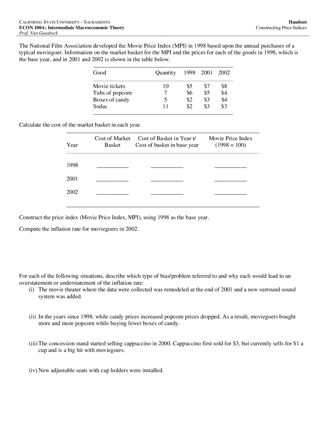 Intermediate Macroeconomics Theory Handout Econ 100a Docsity