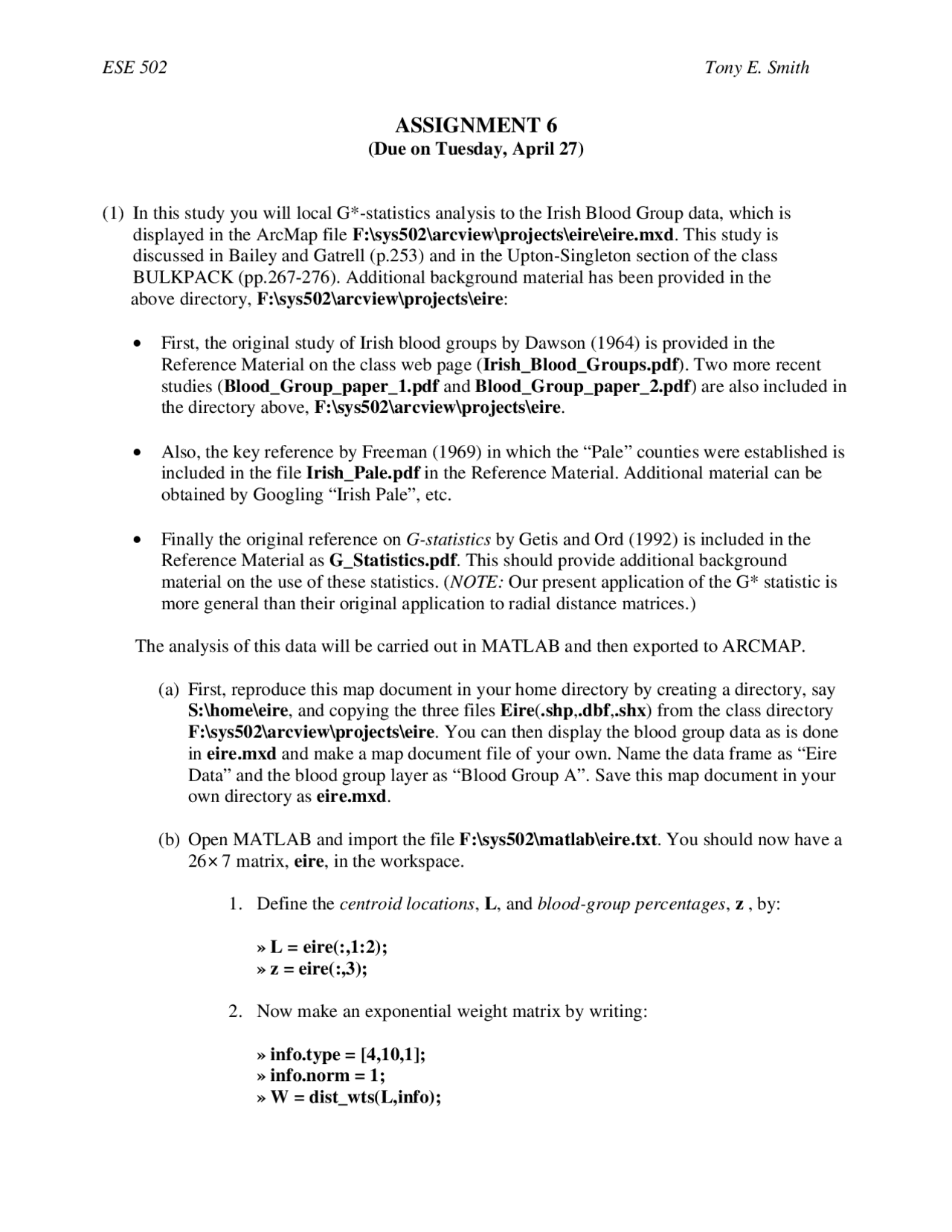 Homework 6 Questions - Introductions to Spatial Analysis | ESE 502 ...