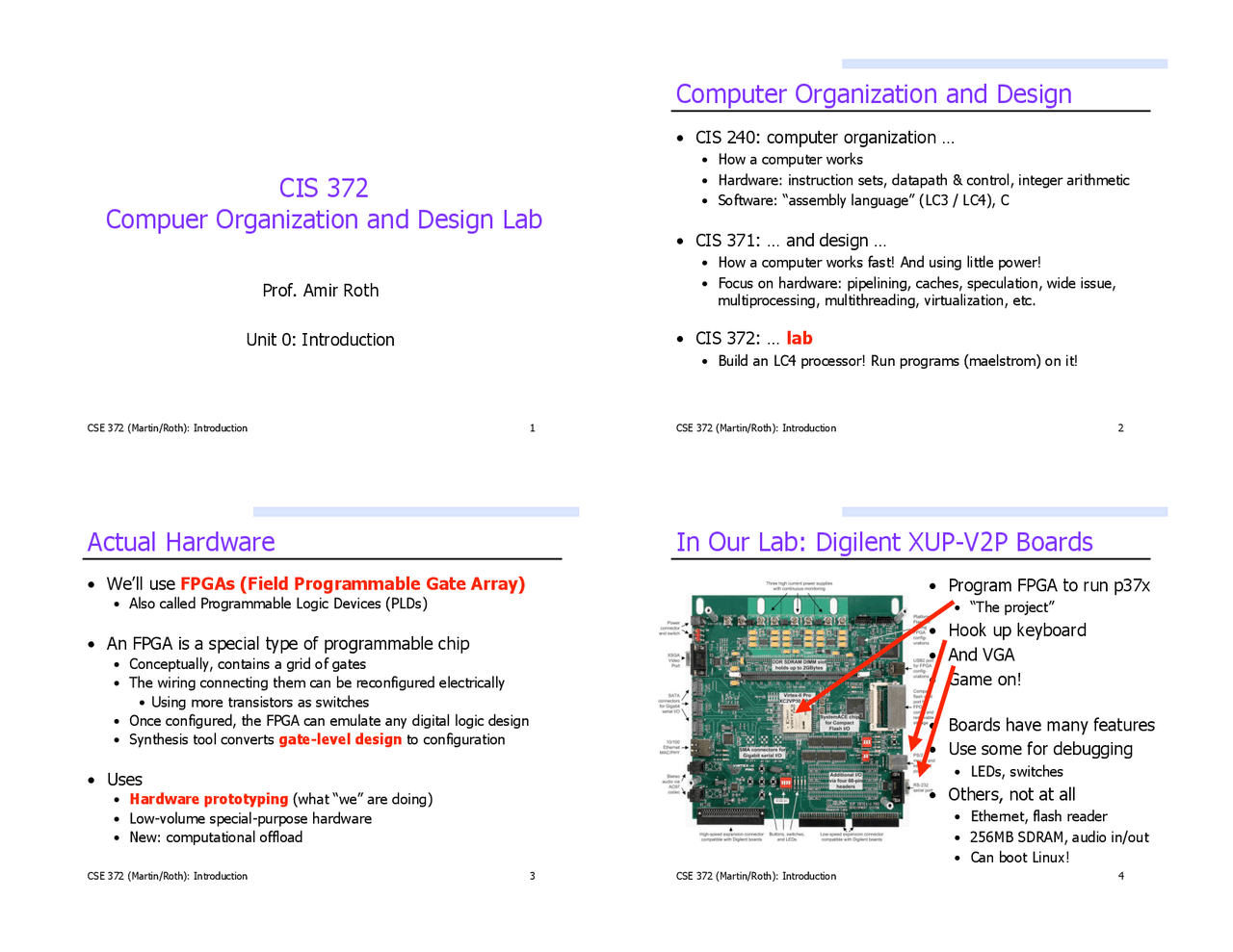 Hardware Design Methodologies Lecture Slides Cis 371 Docsity