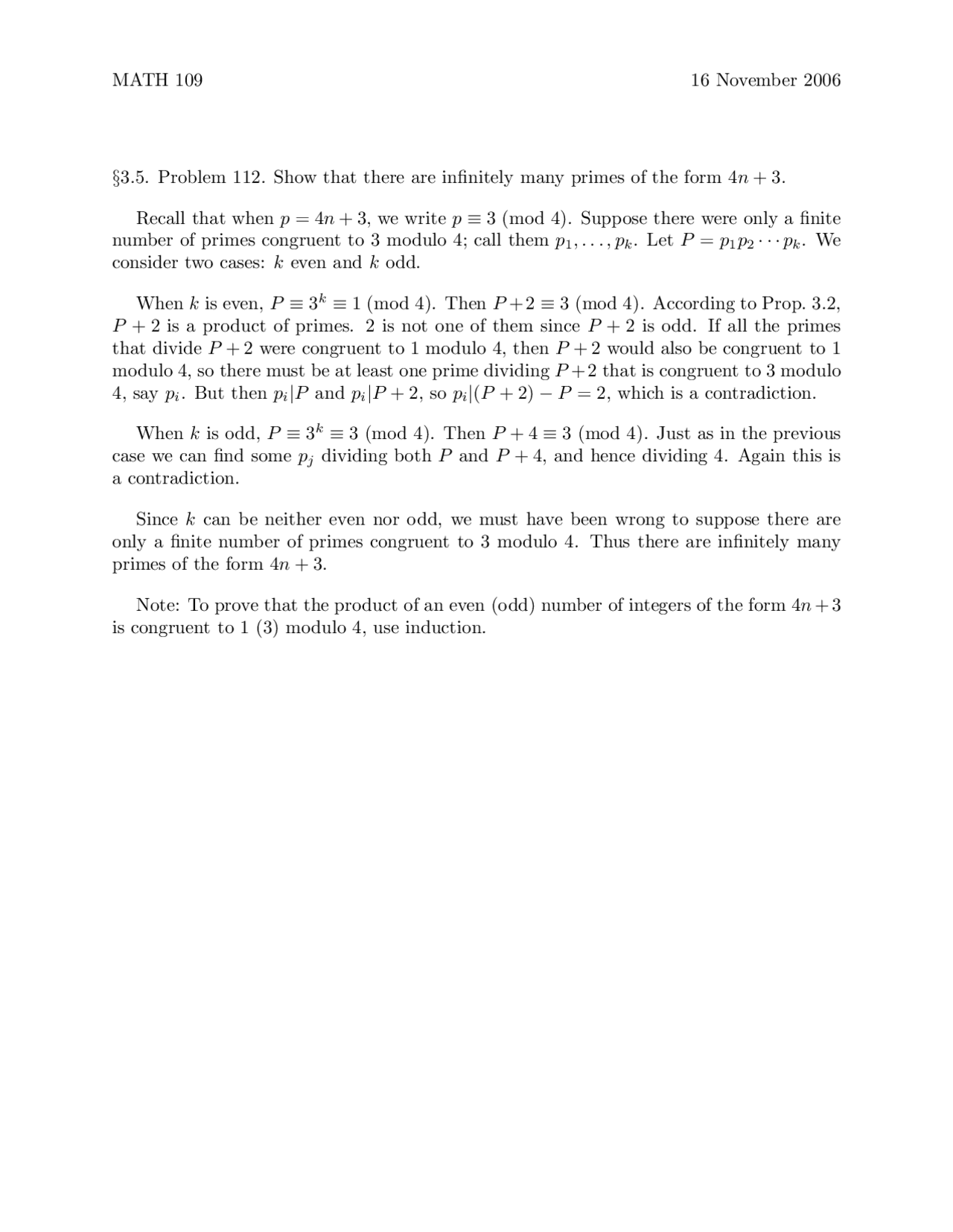 Assignment Problem On Mathematical Reasoning Math 109 Docsity
