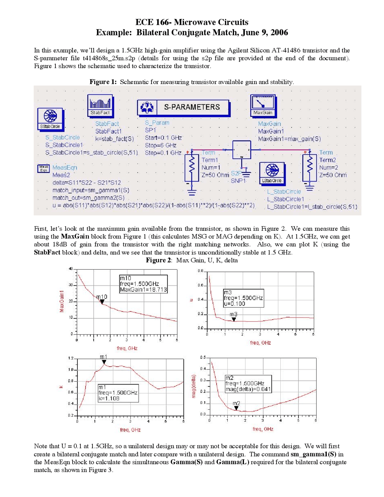 Microwave Circuits Lecture Notes Socb 166 Docsity