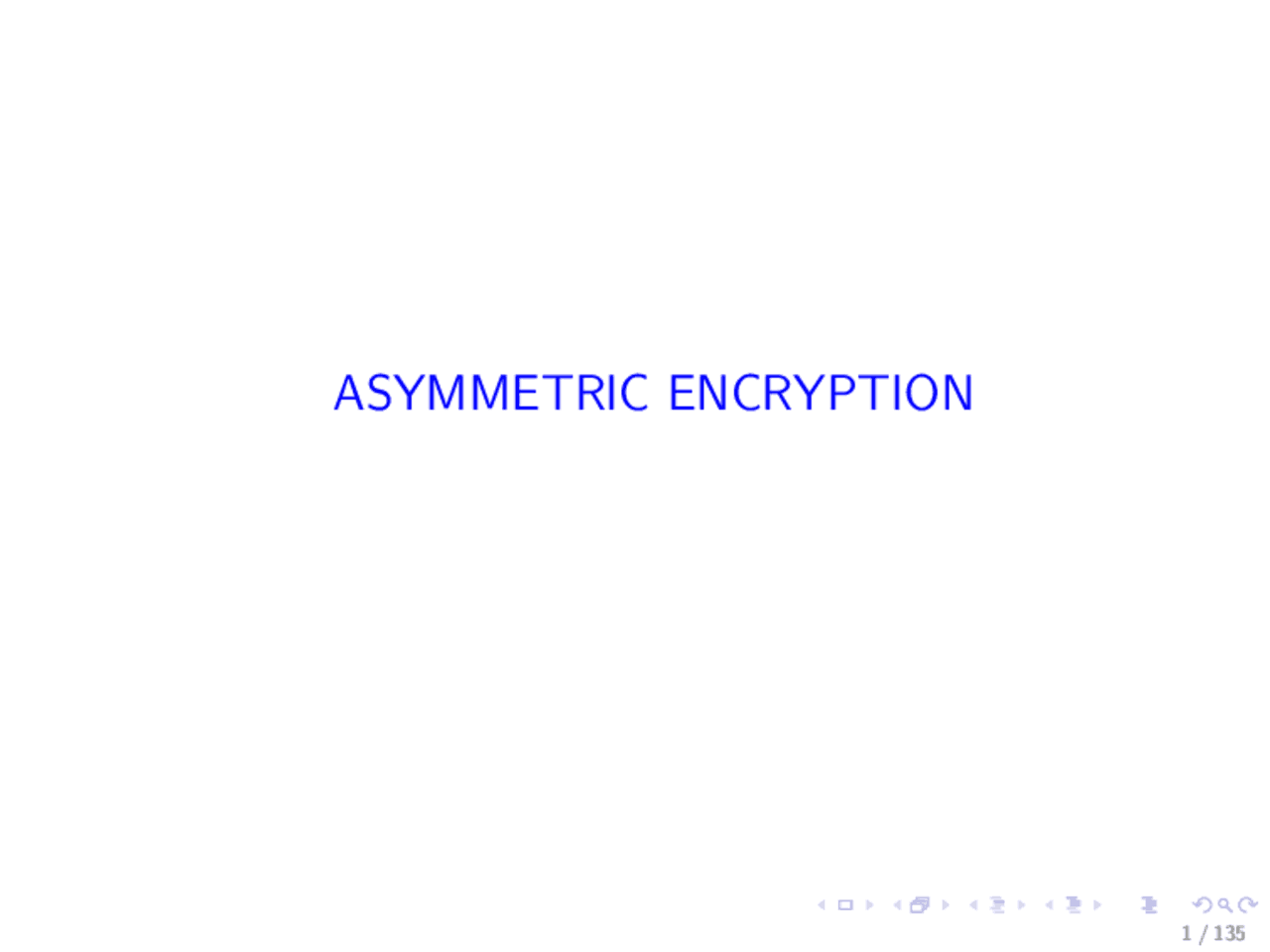Lecture Slides On Asymmetric Encryption Cse 107 Docsity
