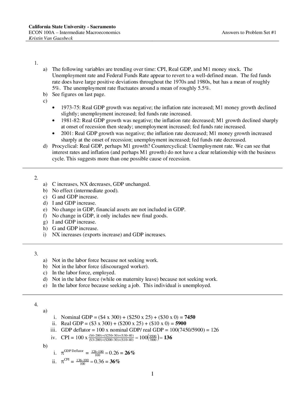 6 Questions In Exam Intermediate Macroeconomics Theory Econ 100a