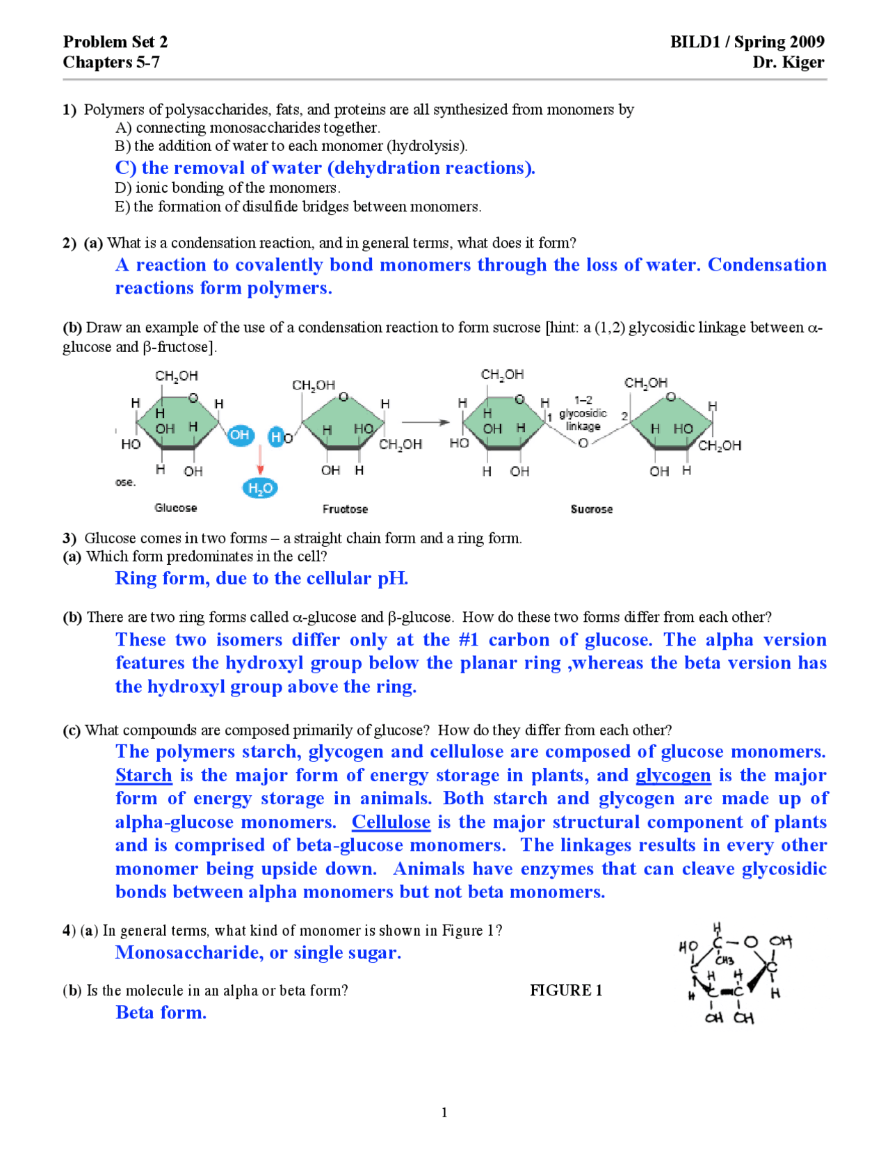 Problem Set 2 With Solution The Cell Bild 1 Docsity