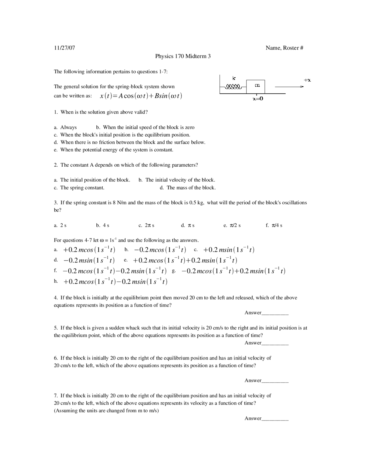Midterm Exam 3 Questions For Volcanoes And Earthquakes Geol 170 Docsity