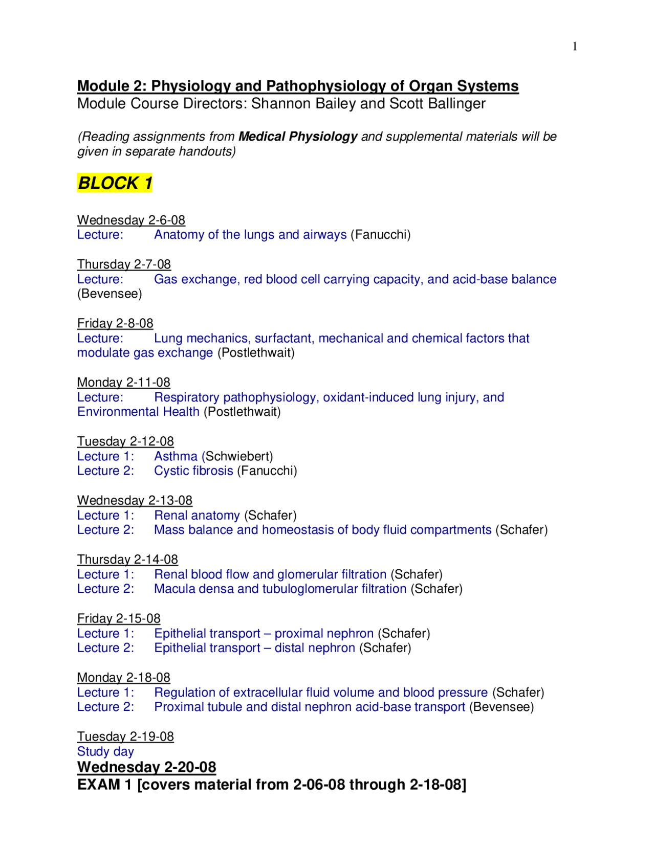 Physiology and Pathophysiology of Organ System - Study Guide | IBS 701 ...