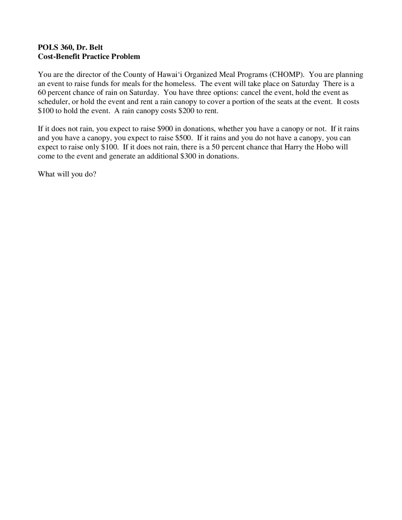 Public Administration Assignment Practice Problems Pols 360 Docsity