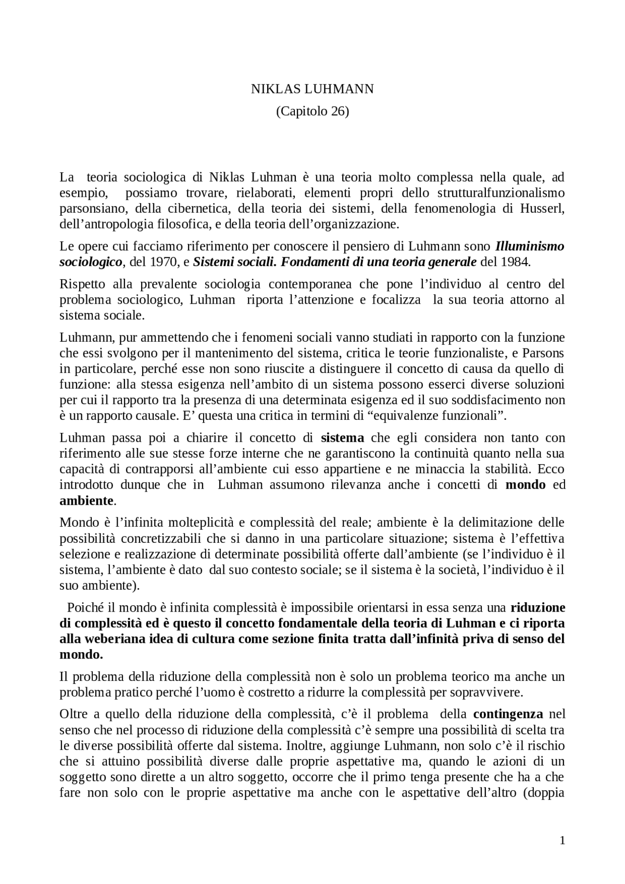 Luhmann Docsity