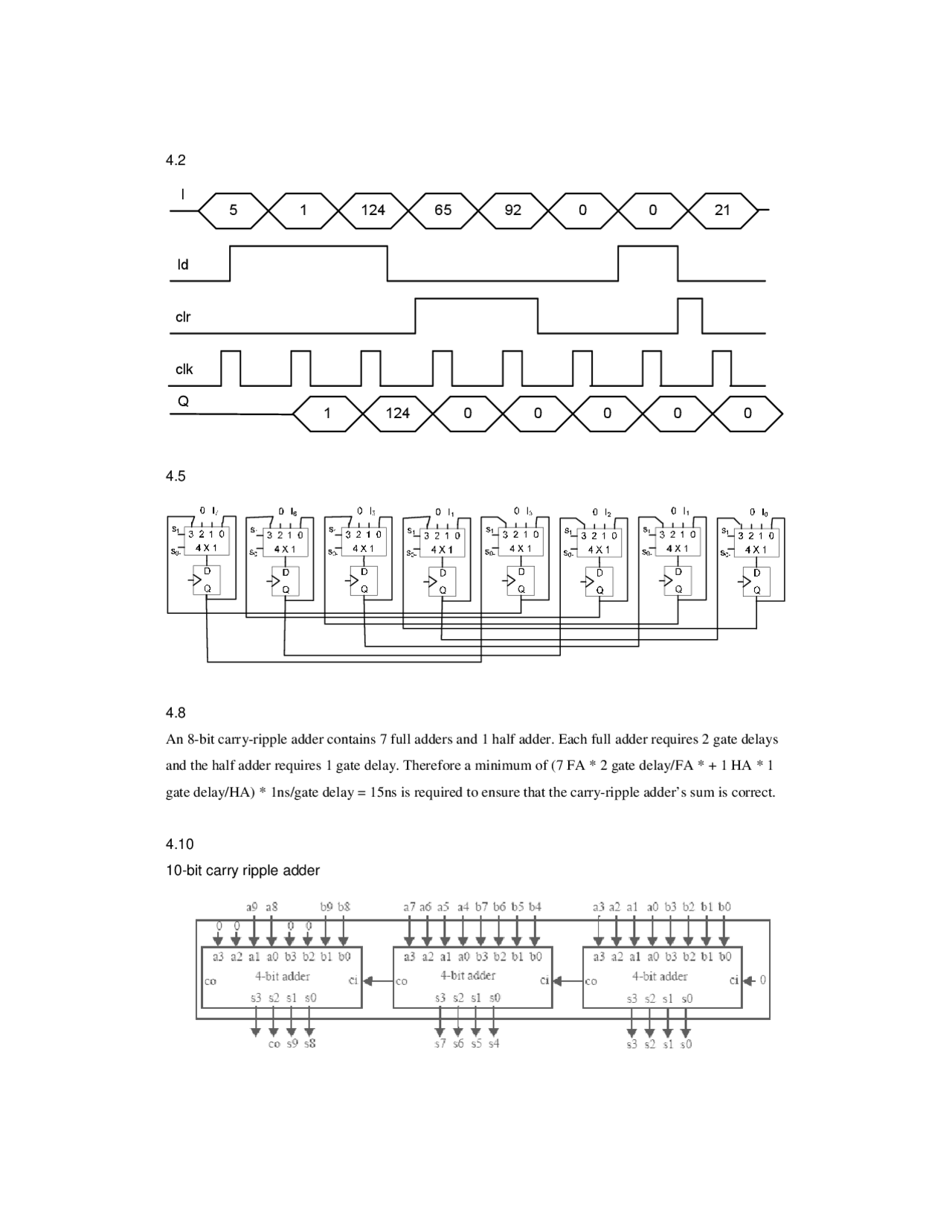 Logic System Design I Problems With Solutions Ecgr 2181 Docsity