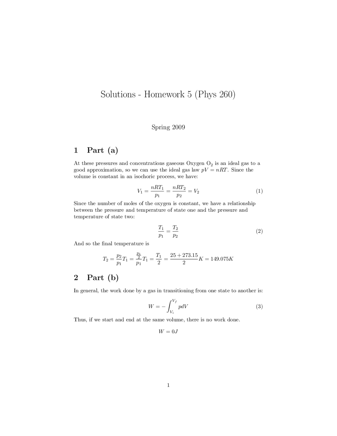 Homework 5 with Solutions - Vibration Waves and Heat Electric | PHYS ...