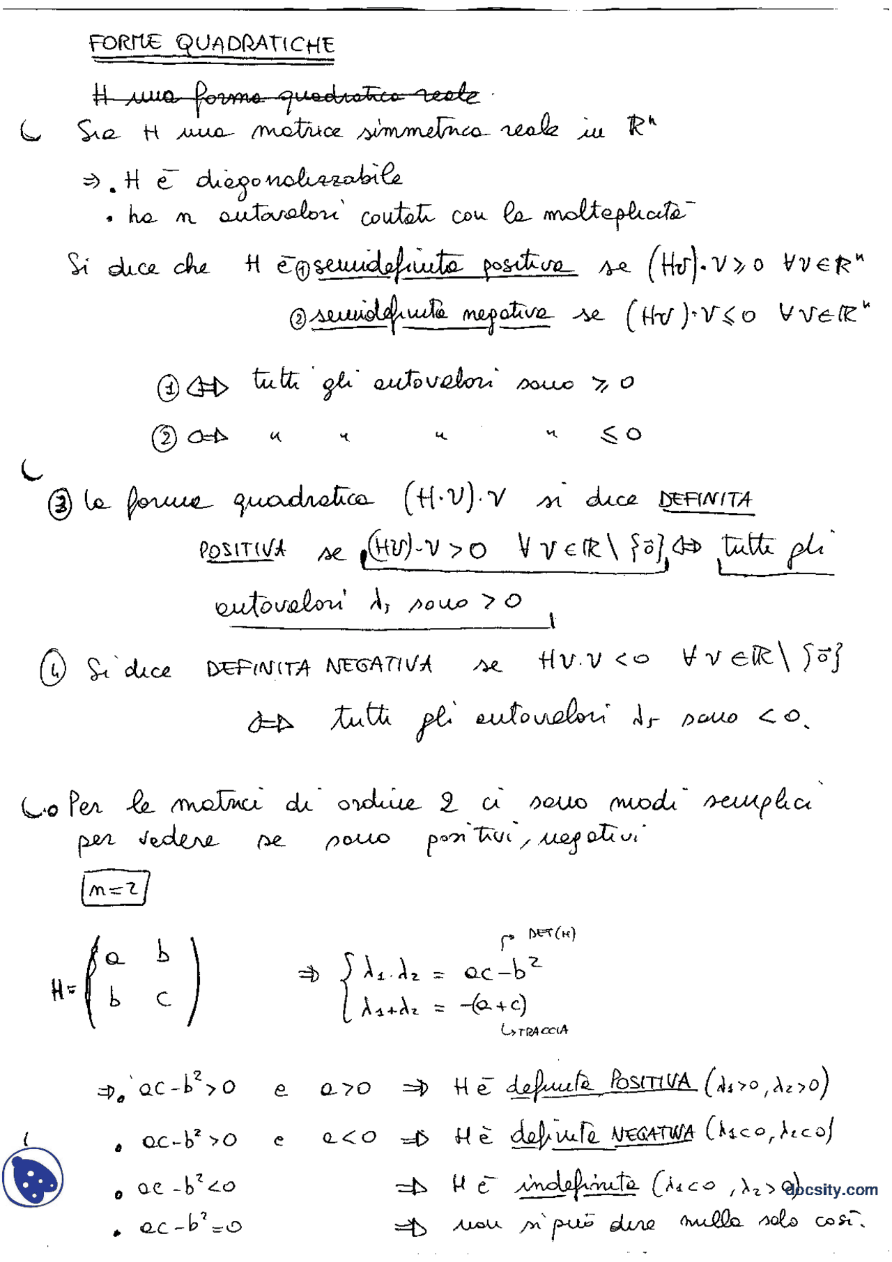 Ap Analisi Ii Appunti Parte 3 Docsity