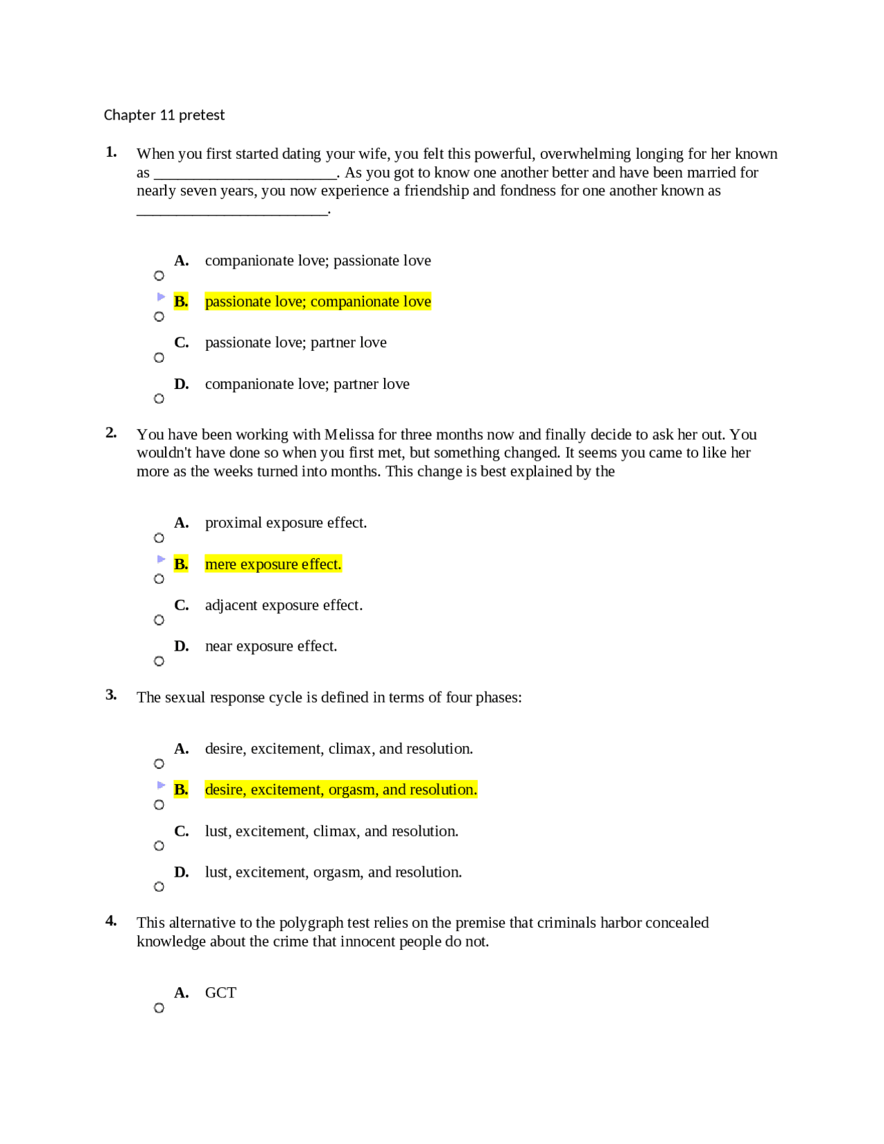 Midterm Exam Solutions - General Psychology | Psy 201 - Docsity