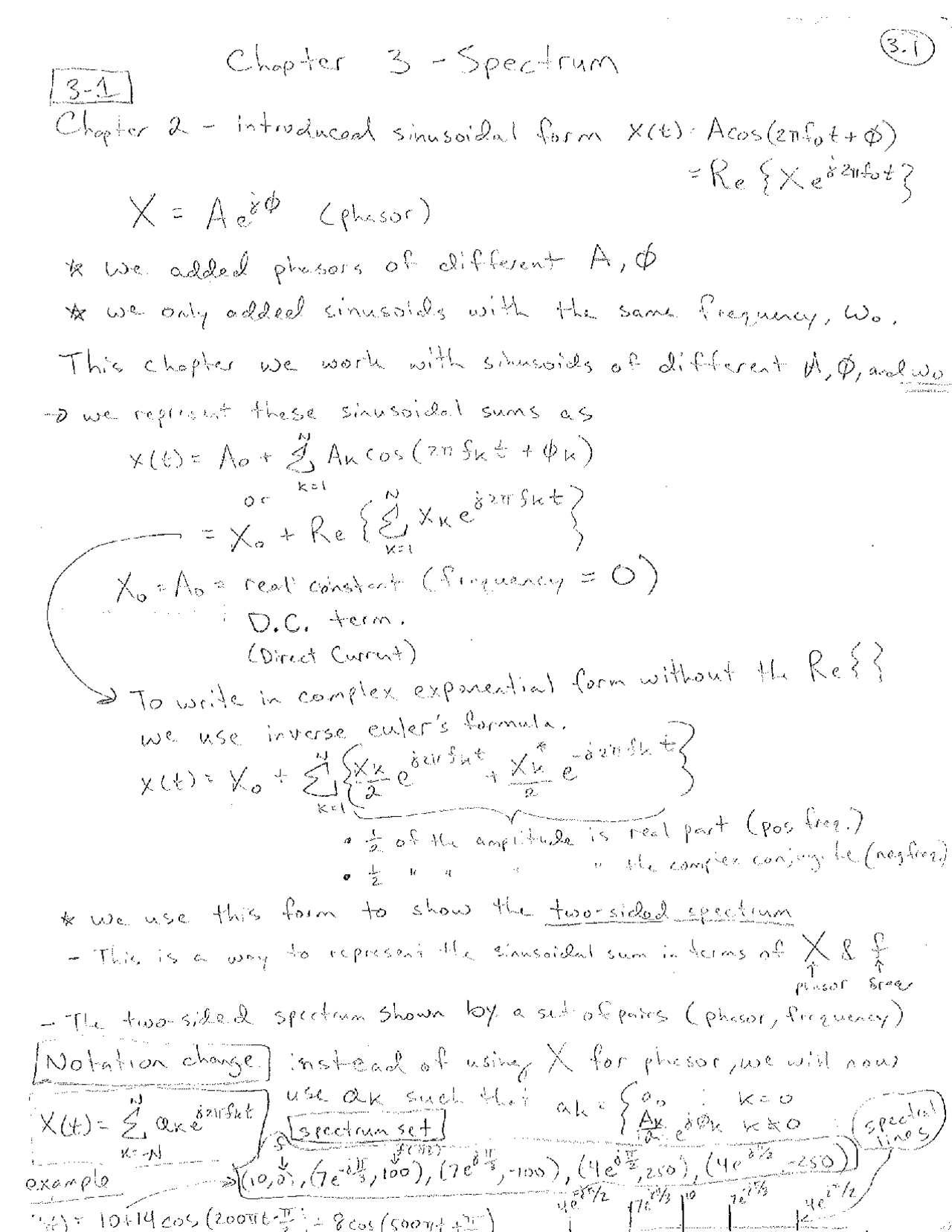 Digital Signals And Filtering Spectrum Notes Ece 2713 Docsity
