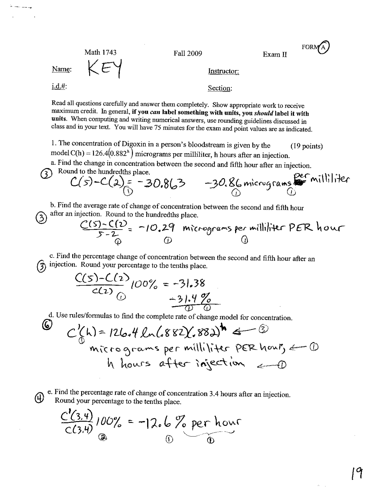 Exam 2 Solutions - Calculus I for Business, Life and Social Sciences ...