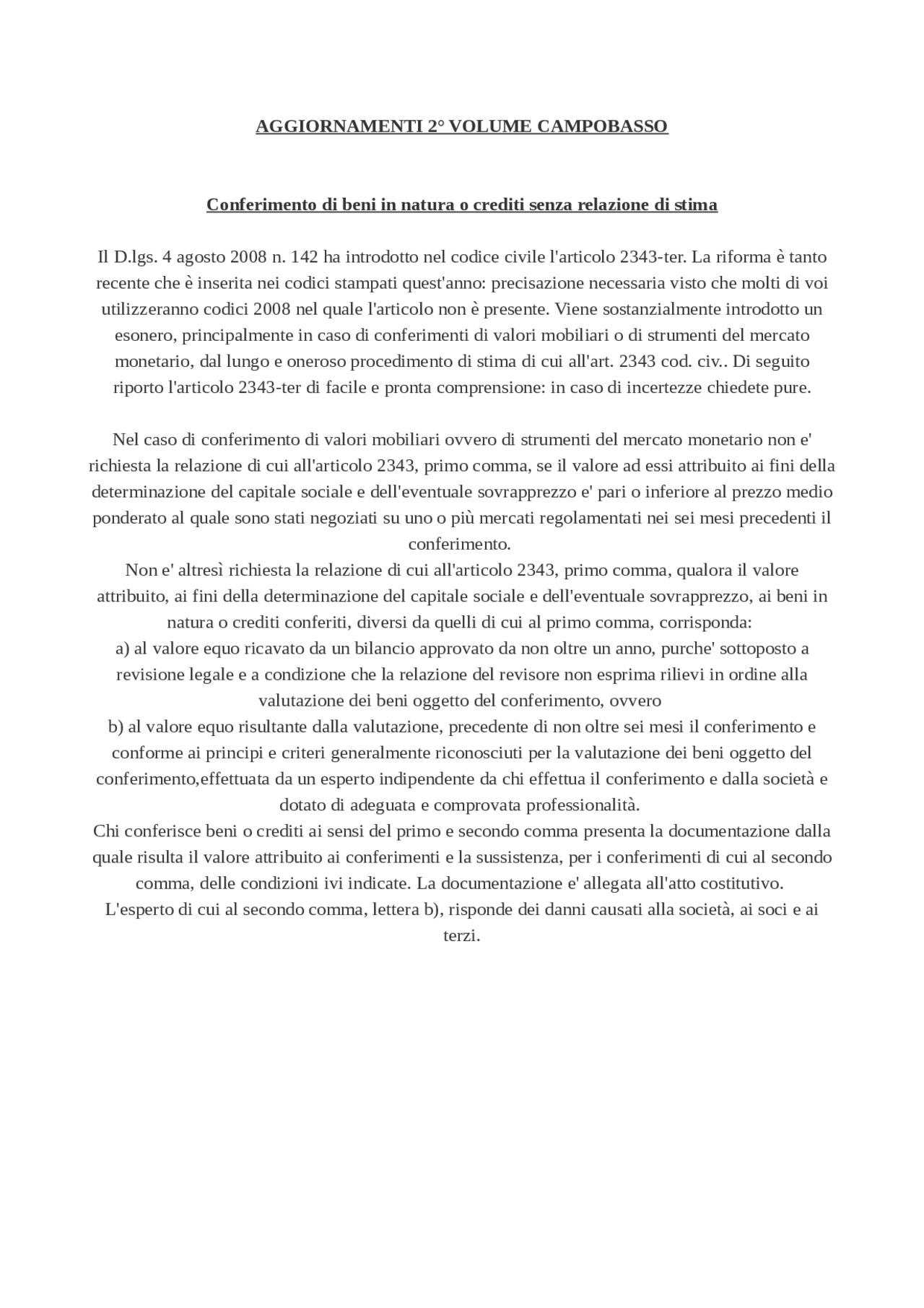 Aggiornamento Campobasso Docsity