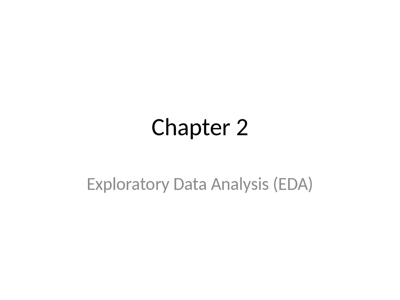 Exploratory Data Analysis Statistical Methods Stat 3005 Docsity
