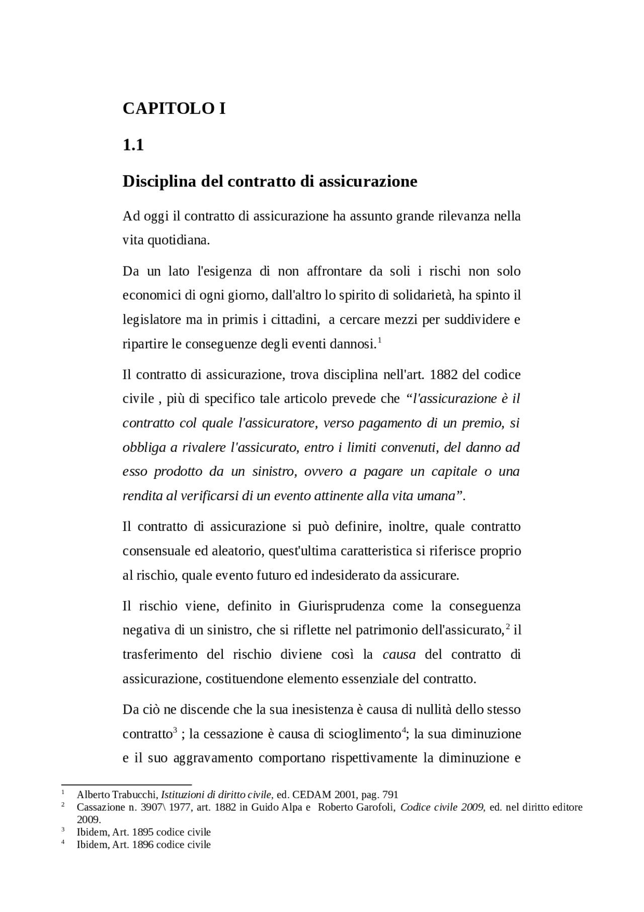 Il Contratto Di Assicurazione Docsity
