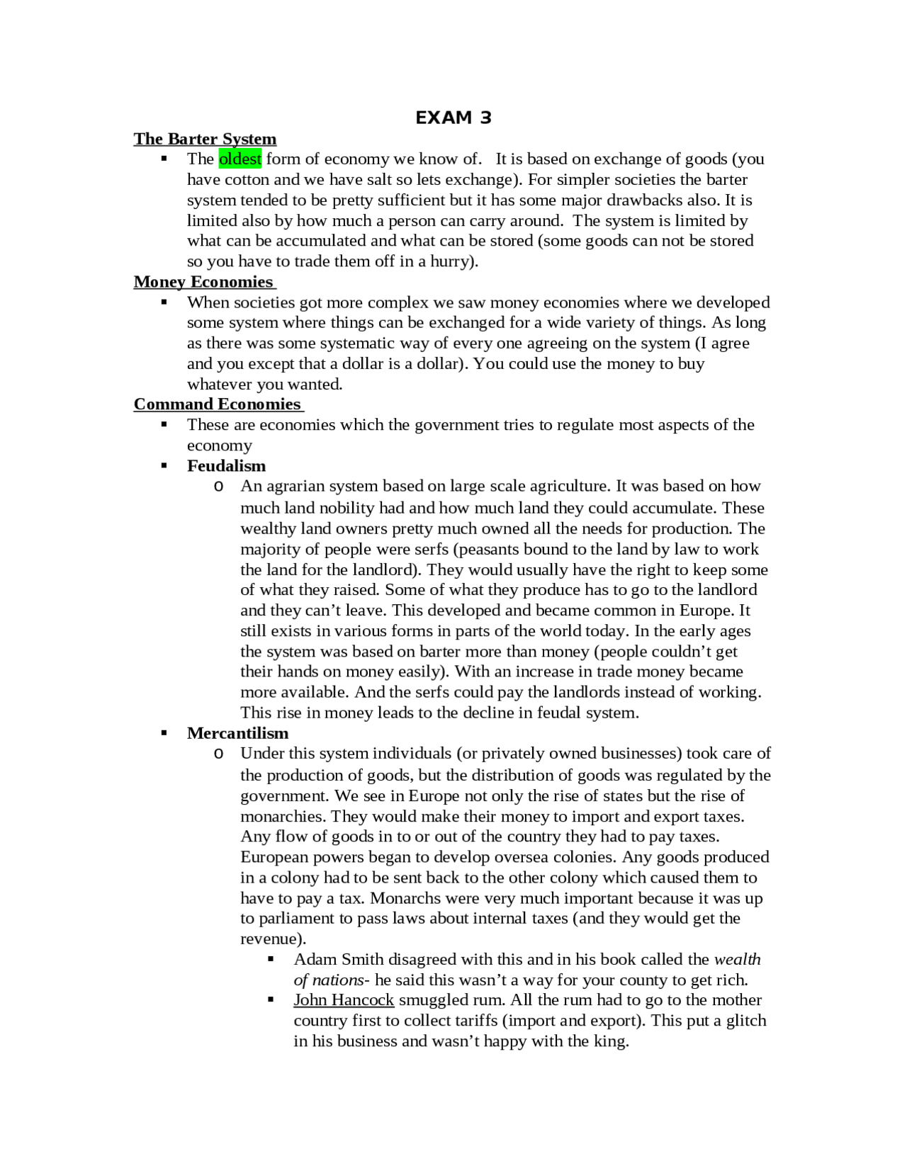 Exam 3 Introductory Sociology Lecture Notes Socl 2001 Docsity