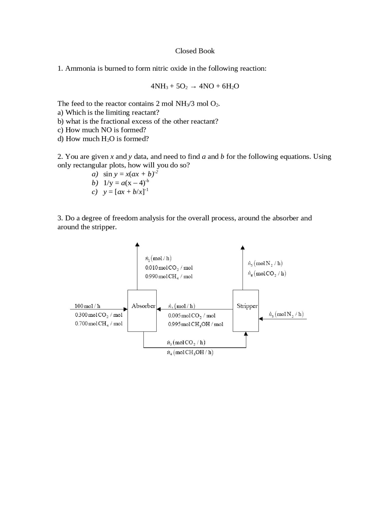 Midterm Notes For Guide Chemical Engineering Material And Energy