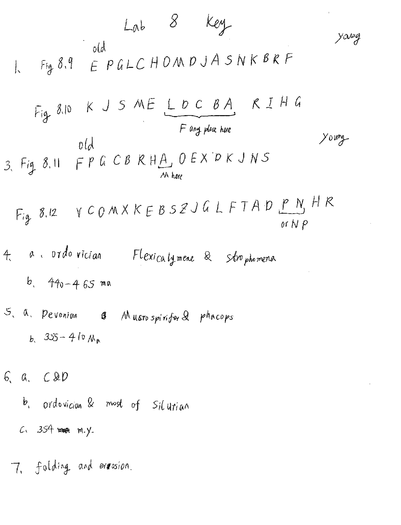 Quiz 8 Key Elements Of Geology Geos 2104 Docsity