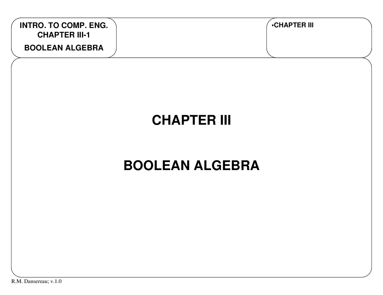 Boolean Algebra And Logic Notes Ece 115 Docsity