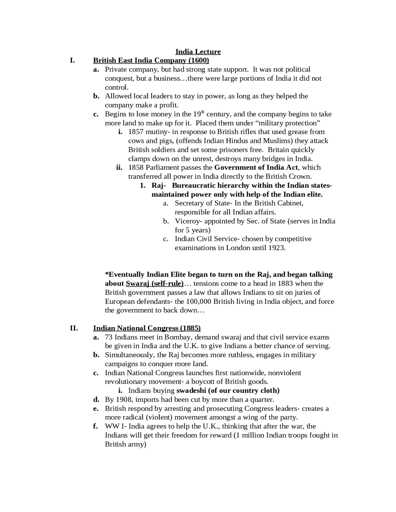 Introduction to Indian Politics - Introduction to Comparative Politics ...