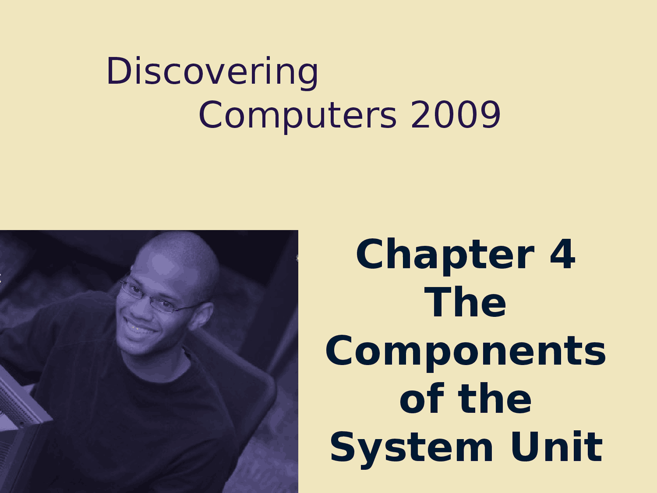 The Components Of Computer Systems In Society Csc 1100 Docsity