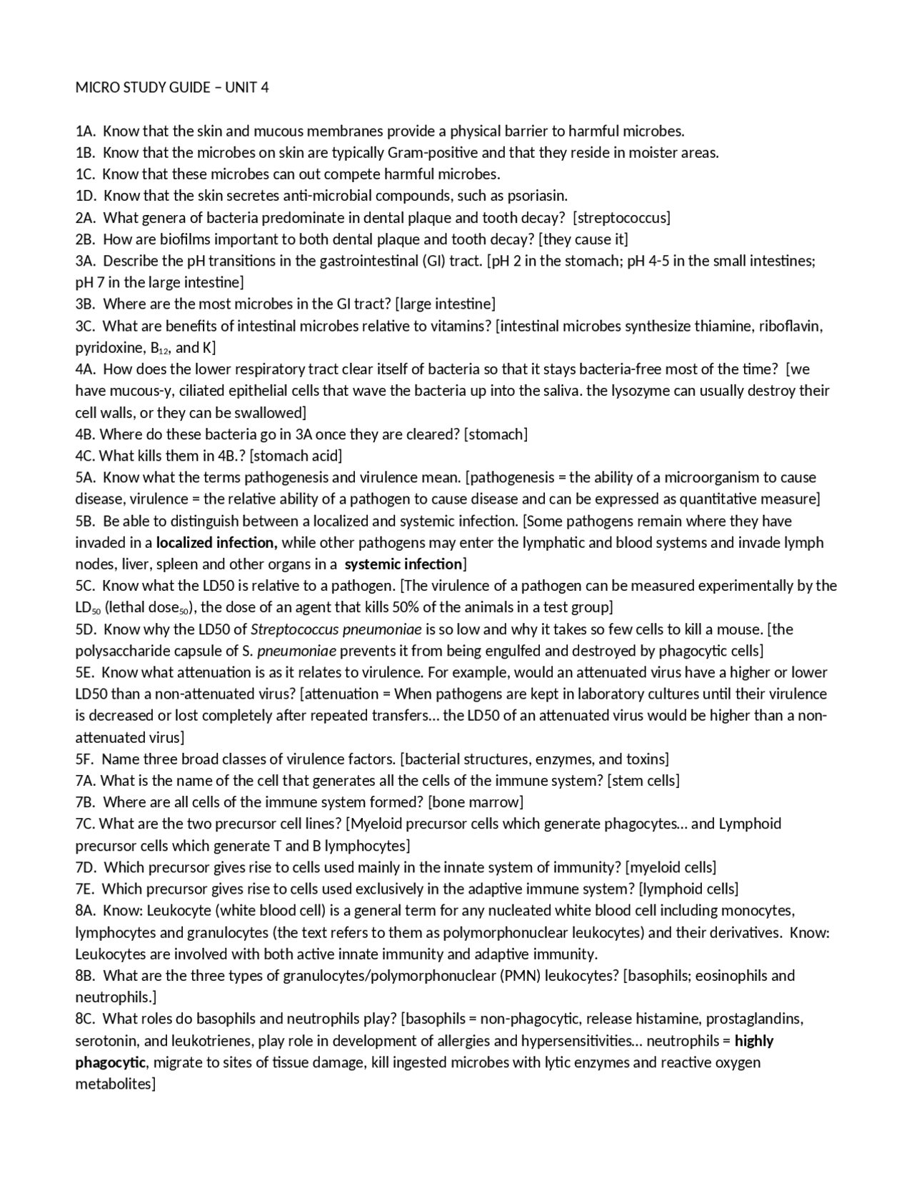 Exam 4 Study Guide - General Microbiology | MICRO 305 - Docsity