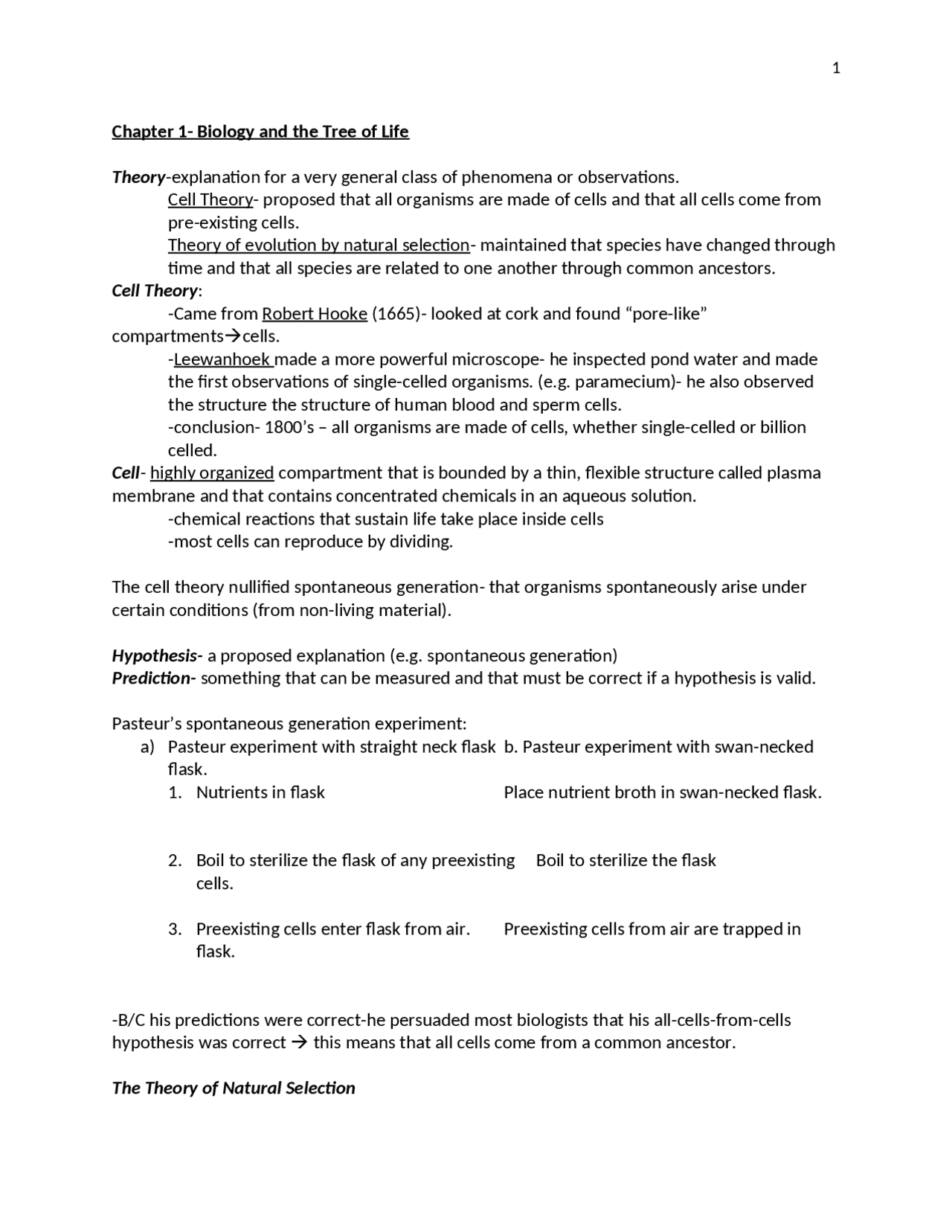 The Biology And The Tree Of Life And Hypothesis Testing Biol 104 Docsity 
