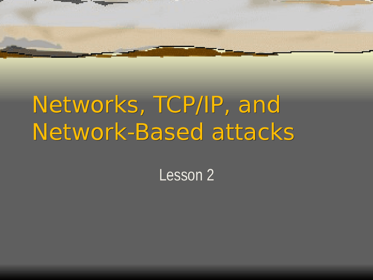 Basics Computer System in Network based Attacks | IS 6303 - Docsity
